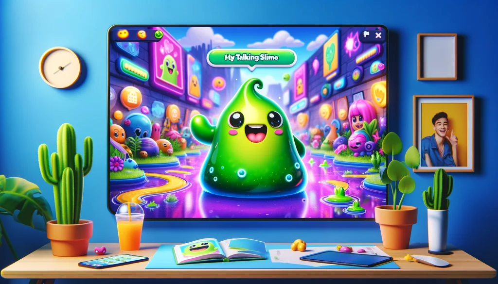 Comparison of My Talking Slime with its analog, My Talking Tom